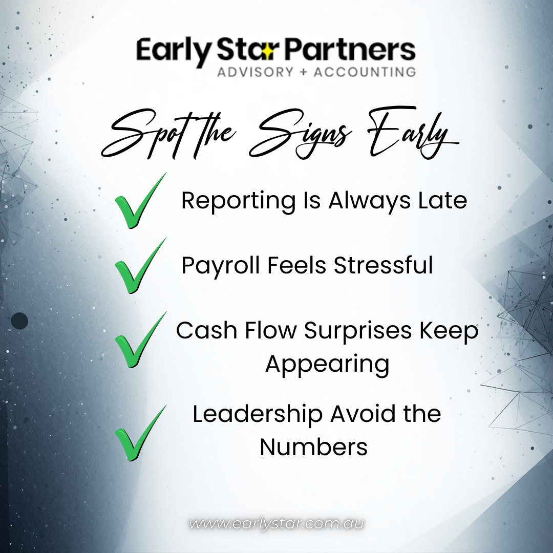 5 Signs Your Finance Function Needs Stronger Support - Early Star Partners